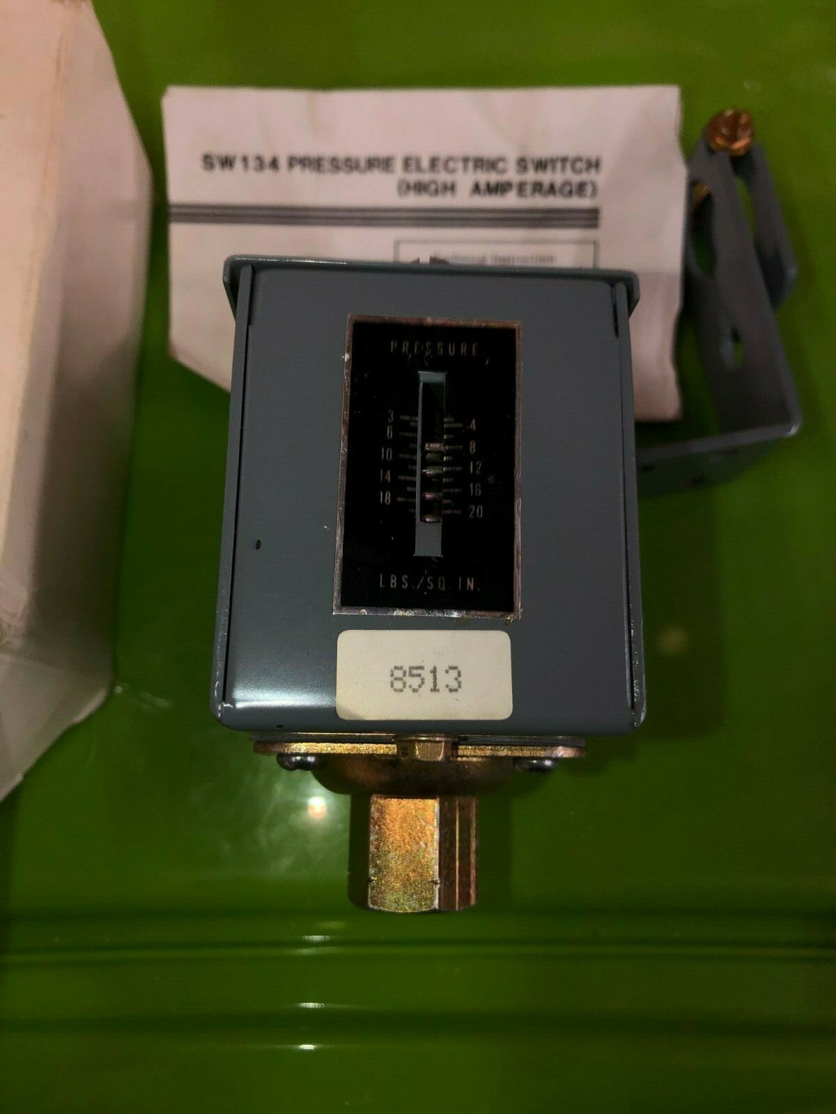 Powers 134-1460 SW134 Pressure Electric Control Switch 1/8" 3-20 PSI | eBay