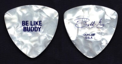 Buddy Guy Signature Be Like Buddy White Pearl Guitar Pick - 2022 Tour ...