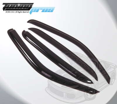 For Chevrolet Avalanche 2002-2006 Black Window Rain Guards Visor 4pcs ...