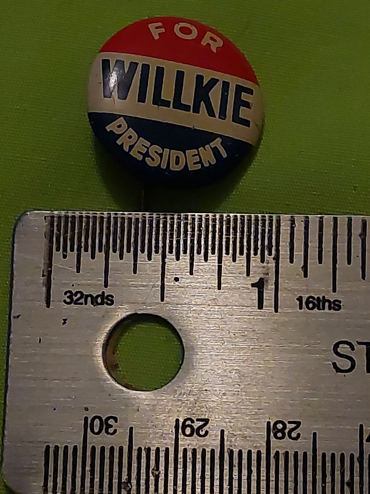 1940 Willkie Political Button | eBay