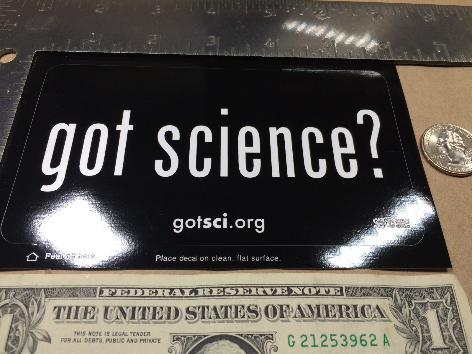 got science? Bumper Sticker Decal Union of Concerned Scientists | eBay