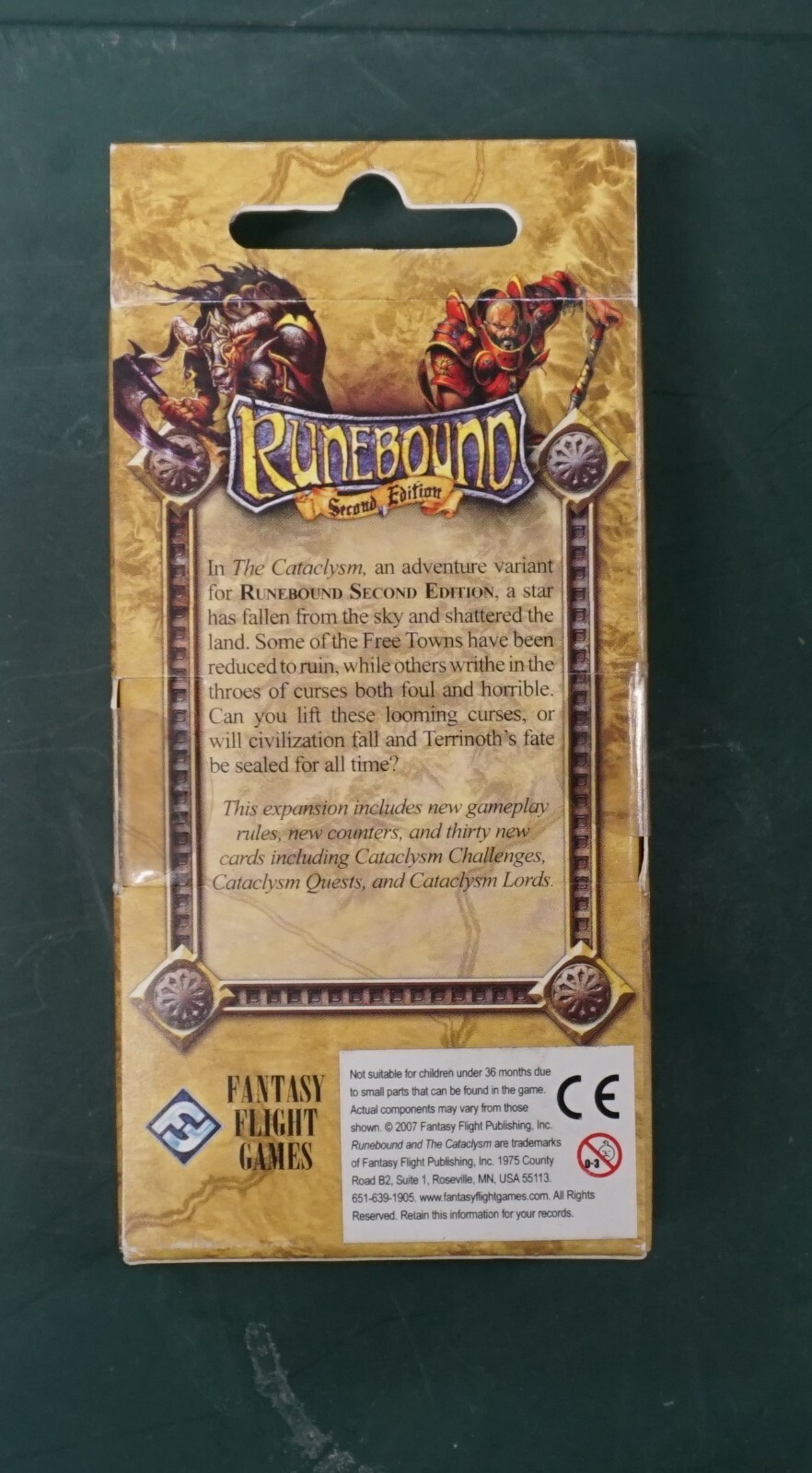 Runebound 2nd Edition: The Cataclysm Adventure Variant Expansion | eBay