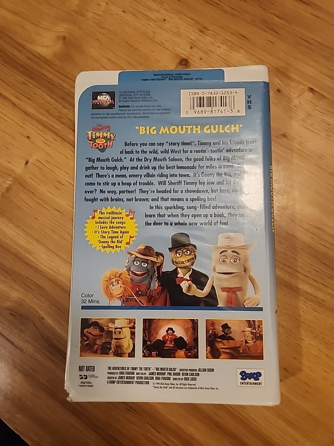 Adventures of Timmy the Tooth, The - Big Mouth Gulch (VHS, 1996 ...