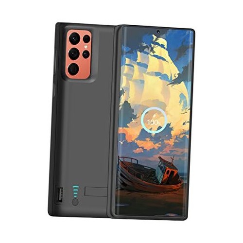 Battery Case for Samsung Galaxy S22 Ultra, 5000mAh Rechargeable ...