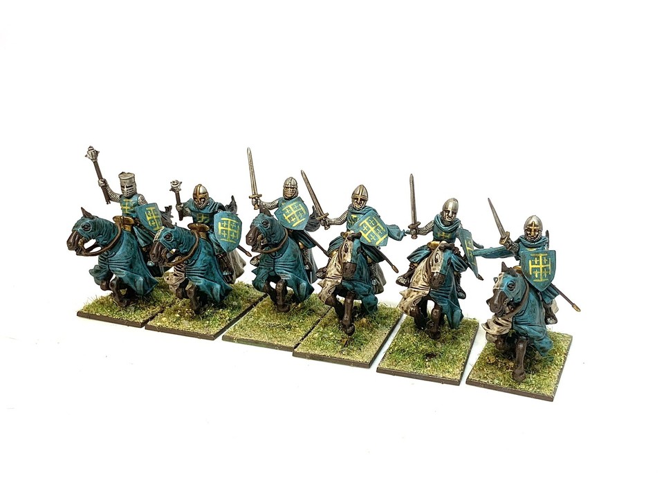 KINGDOM OF JERUSALEM KNIGHTS 6 28mm painted historical wargames ...