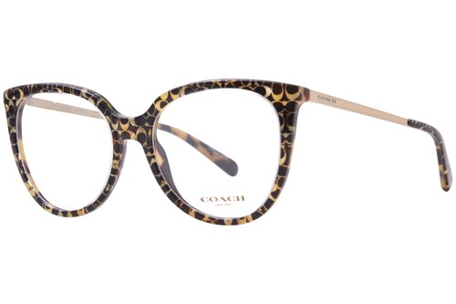 Coach HC6125 5519 Brille Damen Spotty Tortoise Signature-C Vollrand ...