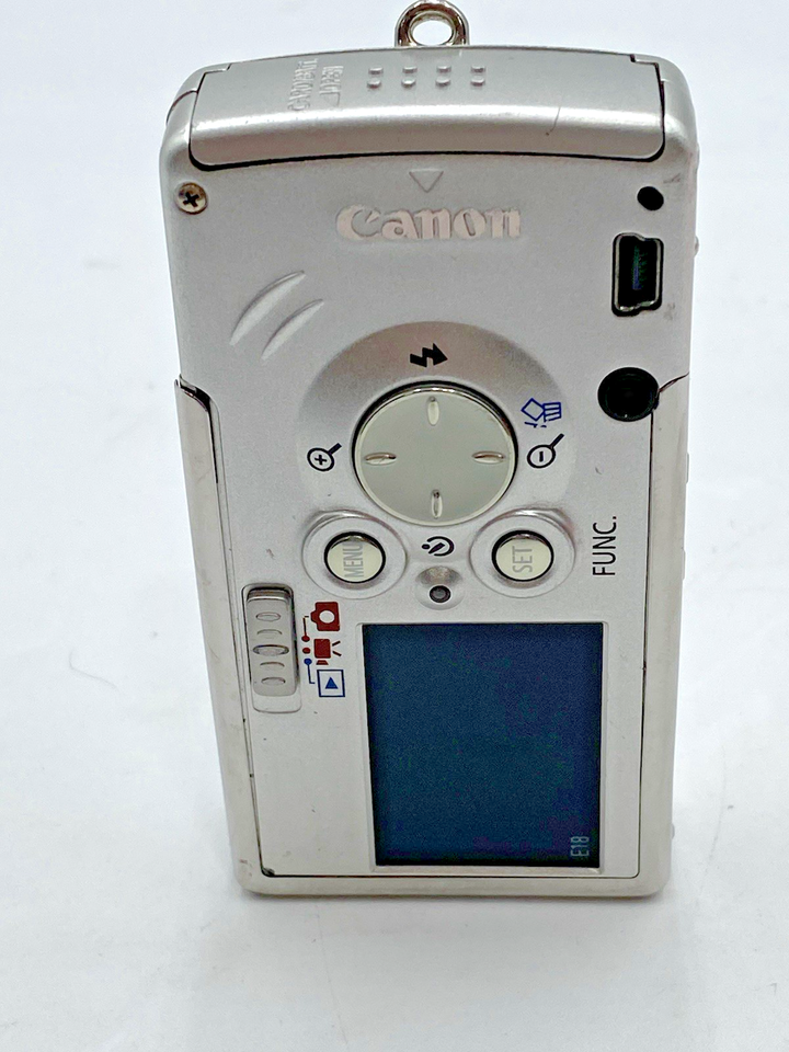 Canon PowerShot ELPH SD10 PC1060 4MP Compact Digital Camera Silver W ...