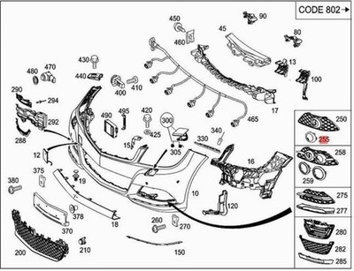 Genuine MERCEDES S204 W204 C-CLASS W204 Estate S204 Trim 2048851774 | eBay