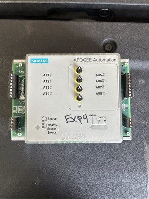 Siemens APOGEE Automation Analog Expansion w/HOA (4AI) (4AO) Model 549 ...