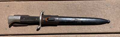 WW2 German Fireman Fire Police Dress Bayonet w/ Frog Horst Wolff ...