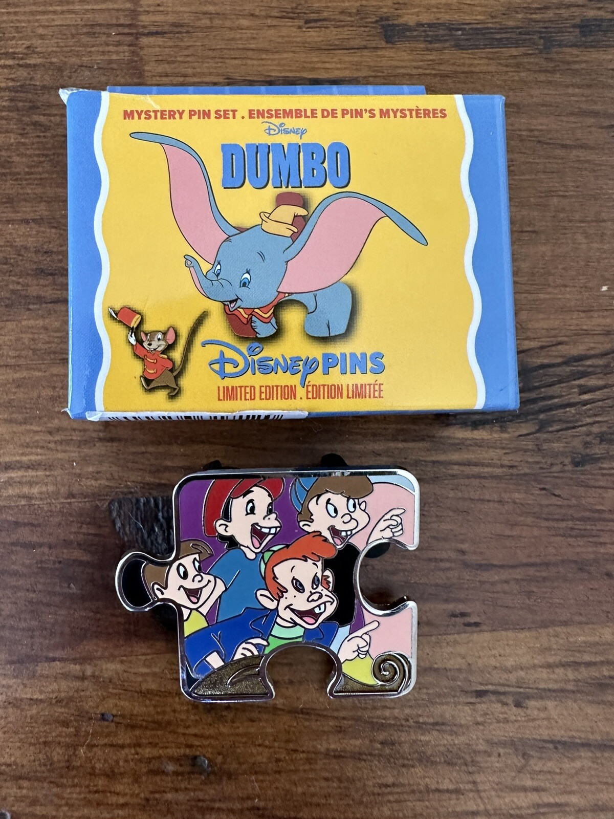 SMITTY & THE BOYS DUMBO CHARACTER CONNECTION PUZZLE MYSTERY PIN DISNEY ...