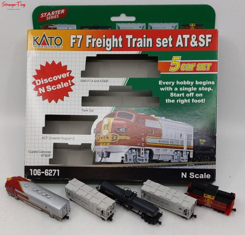 KATO AT&SF EMD F7 Freight Train Pack N Gauge | eBay UK