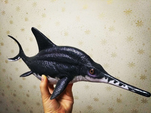 PNSO Ophthalmosaurus Icenicus Figure Dinosaur Animal Toy Kids Gift for ...