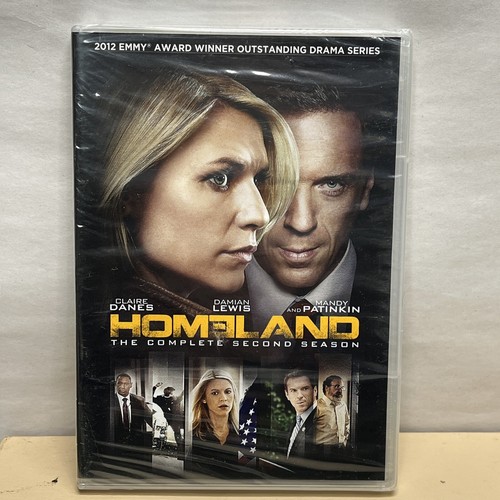 HOMELAND Season 2 DVD 4-Disc Set Brand New & Sealed Claire Danes Damian ...