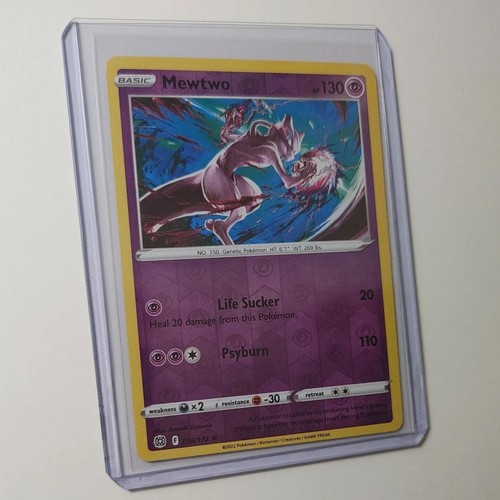 Mewtwo 056/172 Rare Reverse Holo 2022 Pokemon Brilliant Stars Near Mint ...