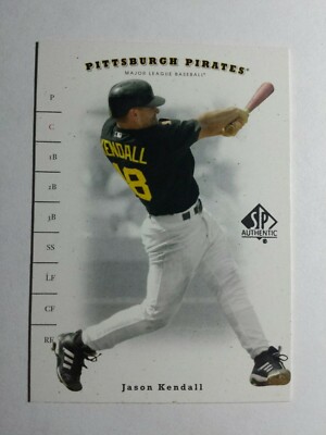 JASON KENDALL 2001 UPPER DECK SP AUTHENTIC BASEBALL CARD # 82 D3576 | eBay