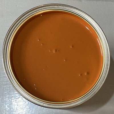⭐️1 LITRE DEEP TERRACOTTA SMOOTH MASONRY PAINT ⭐️UNBRANDED TIN - 1 COAT ...