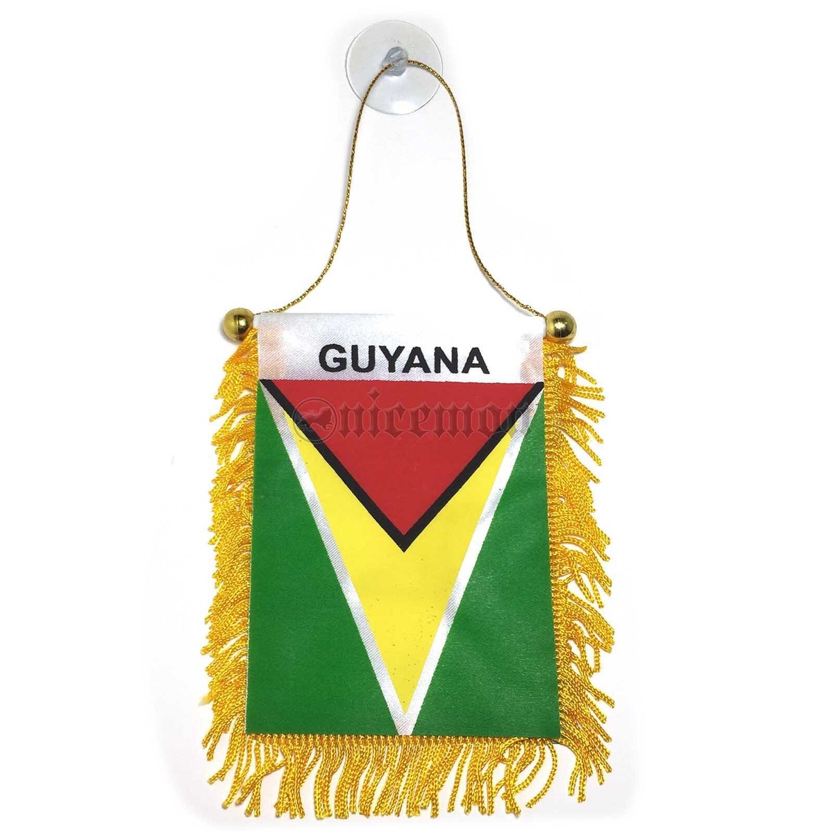 Guyana Mirror Guyana Country Flag Mini Boxing Gloves To Hang Over Your