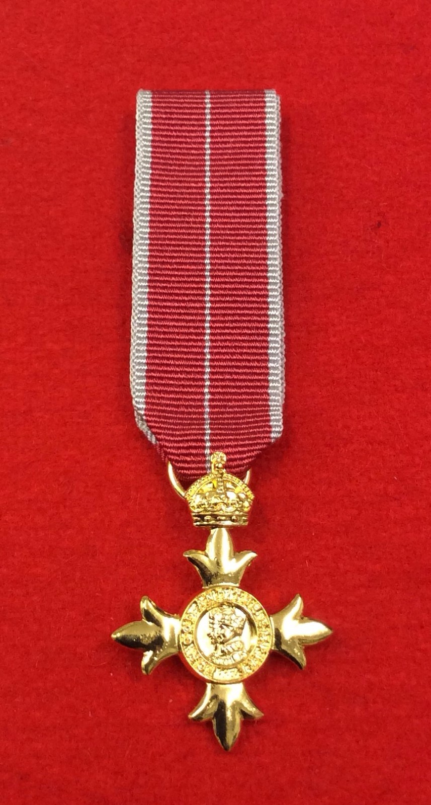 Order Of The British Empire Miniature Medal OBE Ladies Bow Miniature ...