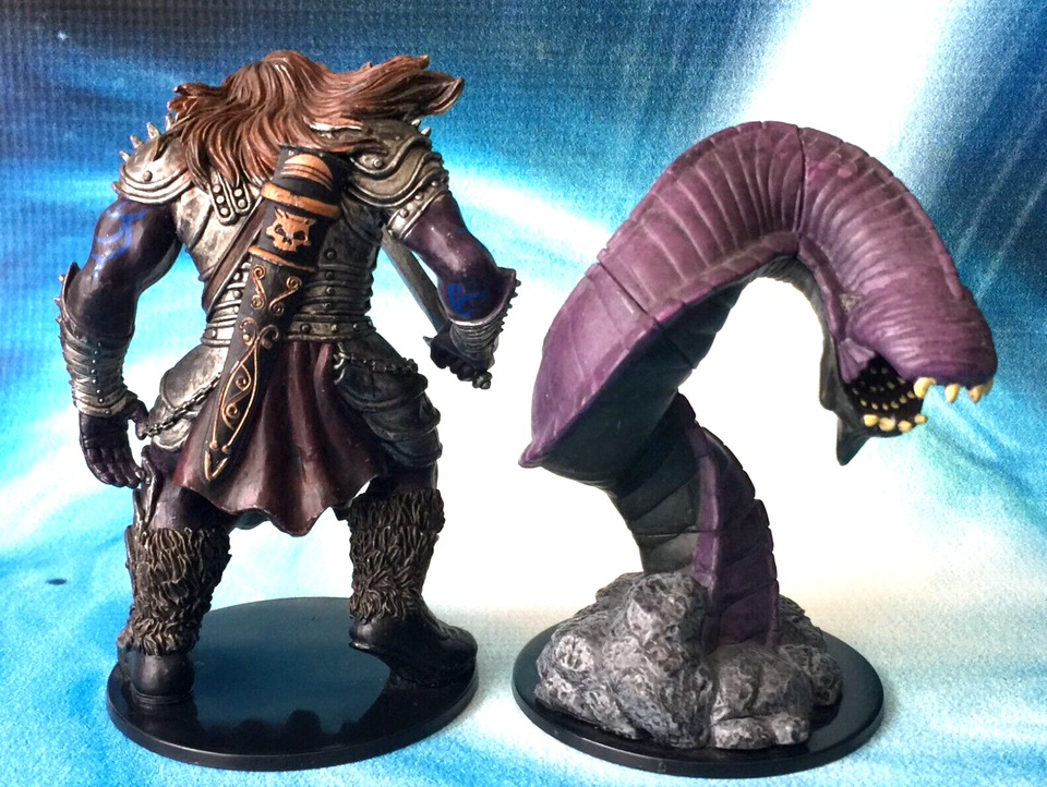 Purple Worm & Eldritch Giant Dungeons & Dragons Miniatures s768 | eBay