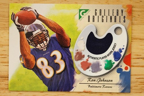 2002 Topps Gallery GO-RJ Ron Johnson Originals Relics Jersey Baltimore ...