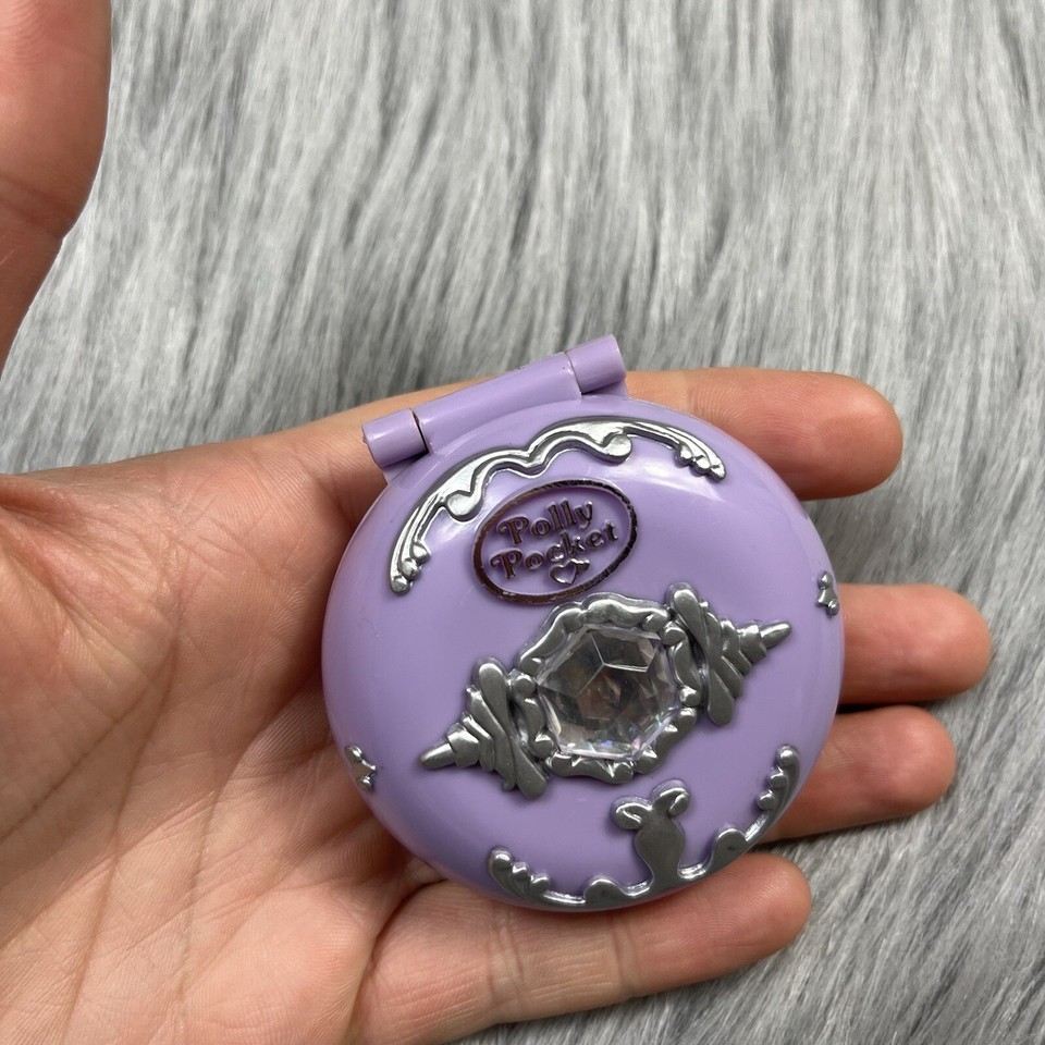 Vintage 1992 Polly Pocket Ice Kingdom Purple COMPACT ONLY | eBay