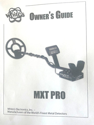 MXT PRO WHITES METAL DETECTOR MANUAL INSTRUCTIONS NEXT DAY SHIPPING | eBay