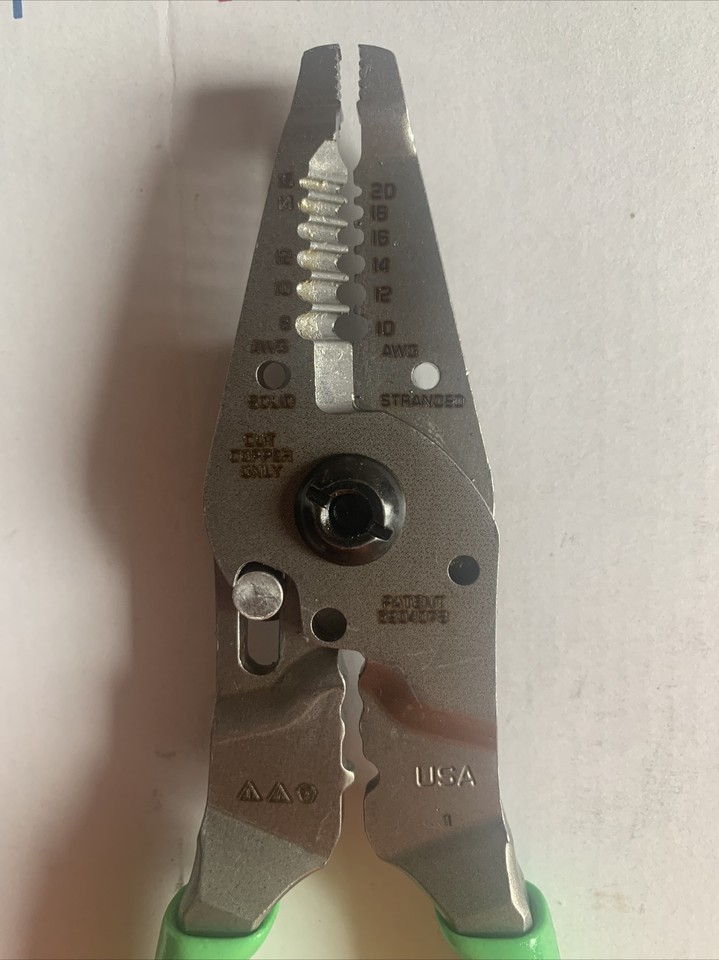 Snap-on Wire Stripper/ Cutter/ Crimper And Bolt Cutter. Green | eBay