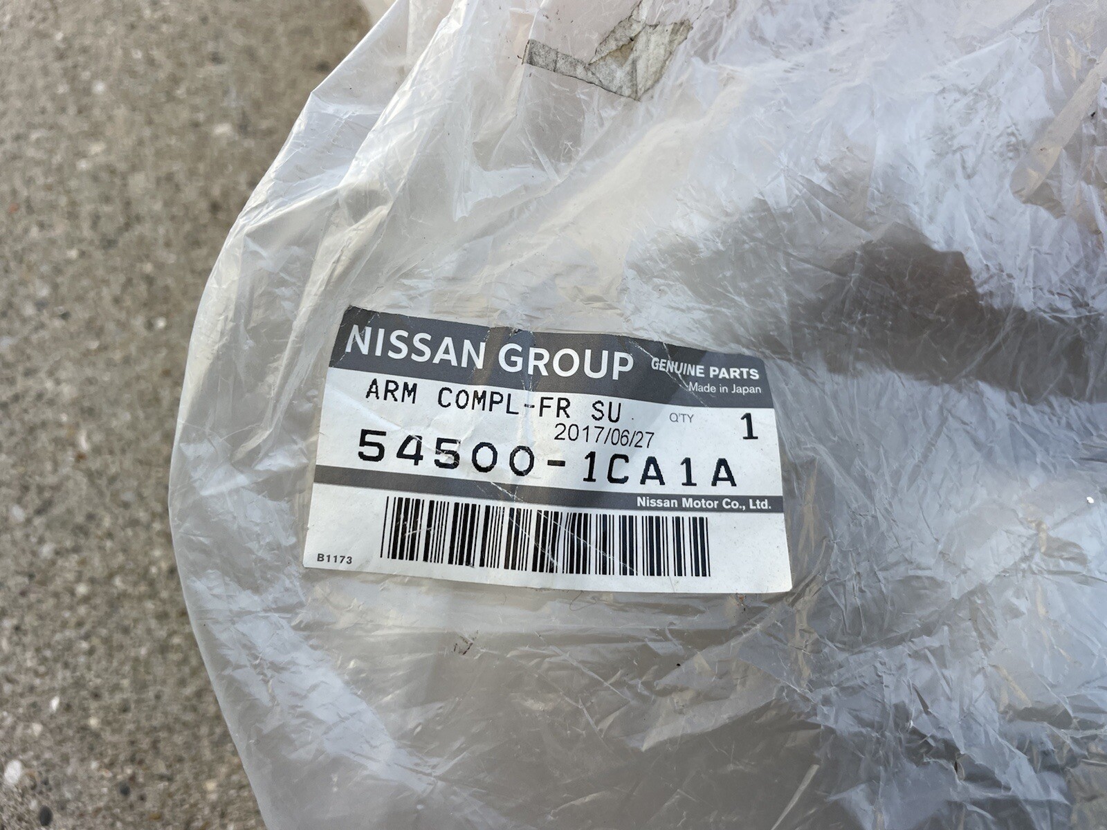 2009-2013 Infiniti FX 2014-2017 Infiniti QX70 Front Right Control Arm w ...