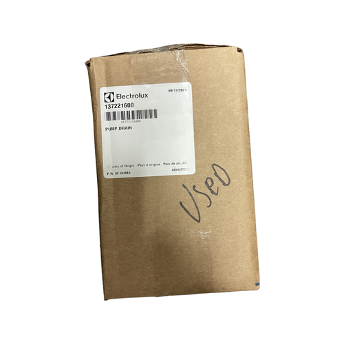 Electrolux 137221600 Washer Drain Pump Kit - White 782247939984 | eBay