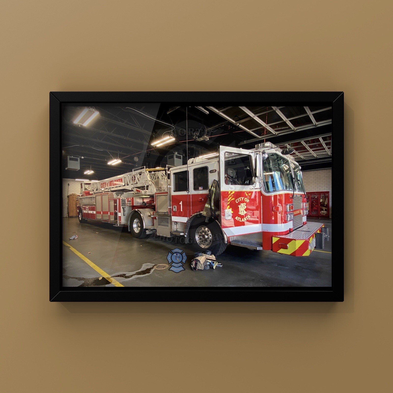 Atlanta Fire Rescue Dept KME Ladder Truck 1 8x12” Photo Print ...