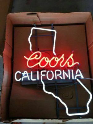 California Beer Neon Sign 19x15 Beer Bar Sport Pub Open Wall Decor | eBay