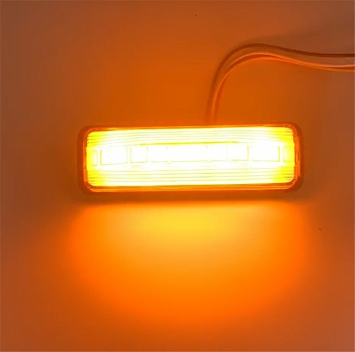 2Pcs LED Car Turn Signal Light Scanning Side Marker Stop Tail Lamp for ...