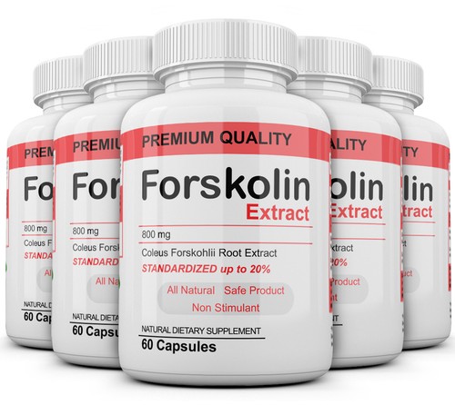 5 x FORSKOLIN Weight Loss 100% Coleus Forskohlii EXTRACT 800mg ...