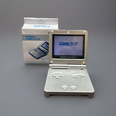 Silver Gameboy Advance SP With Charger | eBay
