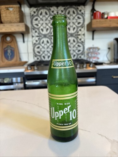 Vintage Upper 10 Soda Pop Bottle 10oz "King Size..Picks You Up" | eBay
