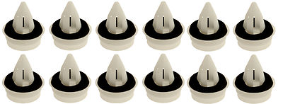 BMW E46 E82 E90 Set of 12 Door Panel Clip with Seal Ring Natural OEM ...
