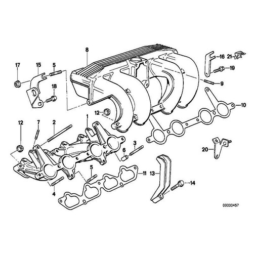 2x Original BMW 11121713264 - Passhülse D=9,5MM 1er 3er 5er 6er 7er X3 ...