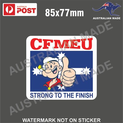 EUREKA FLAG UNION STICKER CFMEU AMWU ETU MINING | eBay Australia