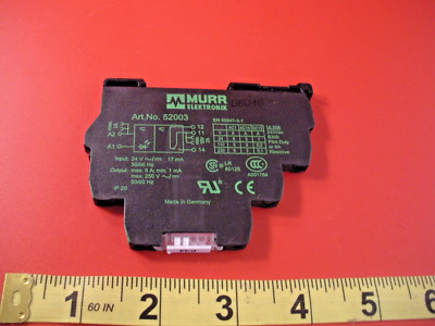 Murr 52003 Input Relay Solid State MIRO 6.2.24V-1U In 24v ac/dc Out ...