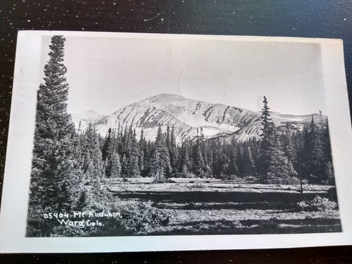 1952 Mount Audubon Ward Colorado RPPC Photo Postcard | eBay