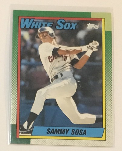 1990 Topps Sammy Sosa MLB Baseball Rookie Card RC #692 Chicago White ...