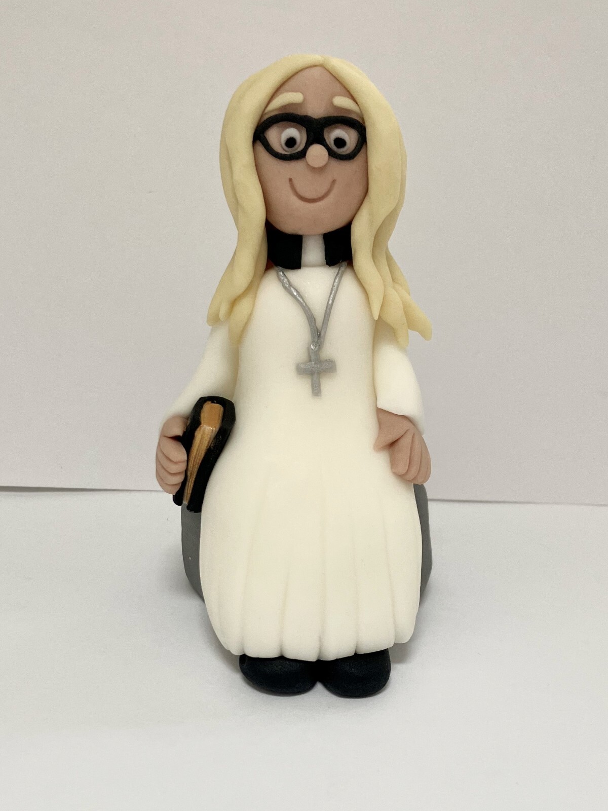 Handmade Edible Vicar, Priest, Flock, Cake Topper Decoration, Birthday ...