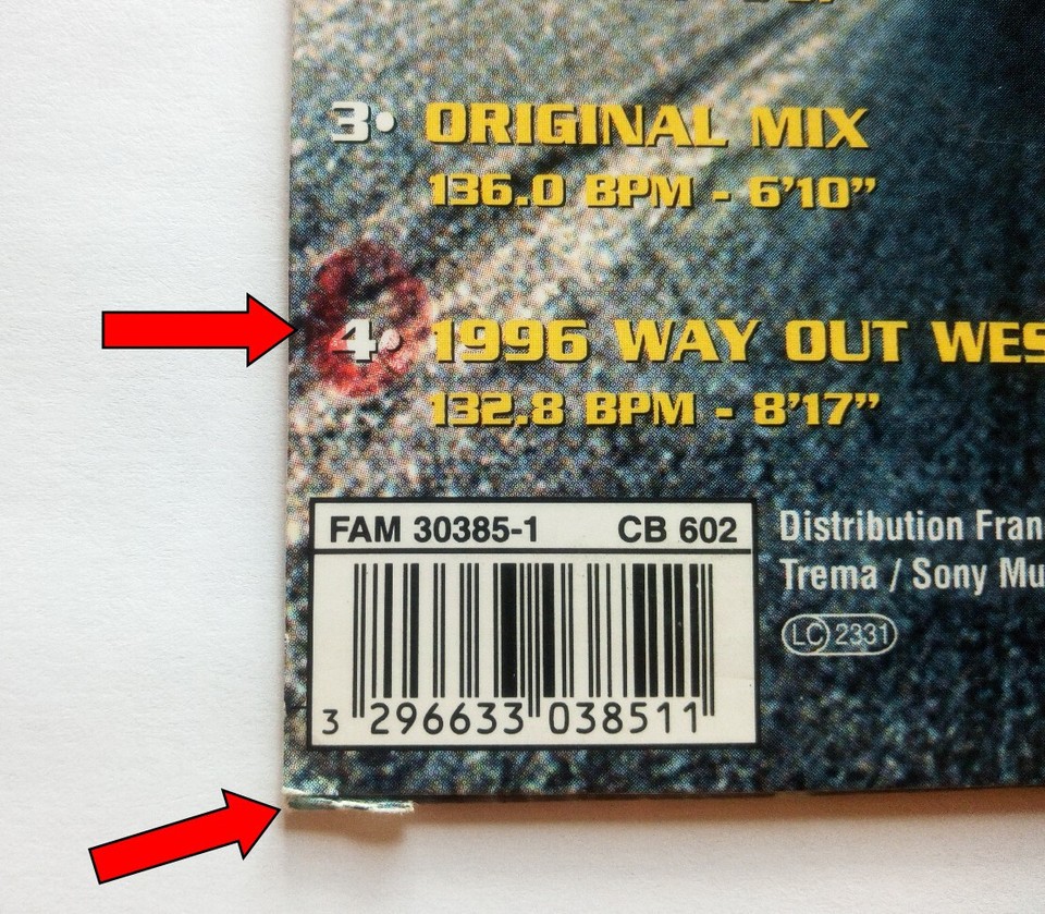 Subliminal Cuts - Le Voie Le Soleil - CDS - 1997 - Trance 4TR ...