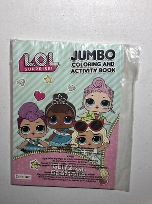LOL SURPRISE JUMBO COLORING & ACTIVITY BOOK GLITZ & GLAMOUR | eBay