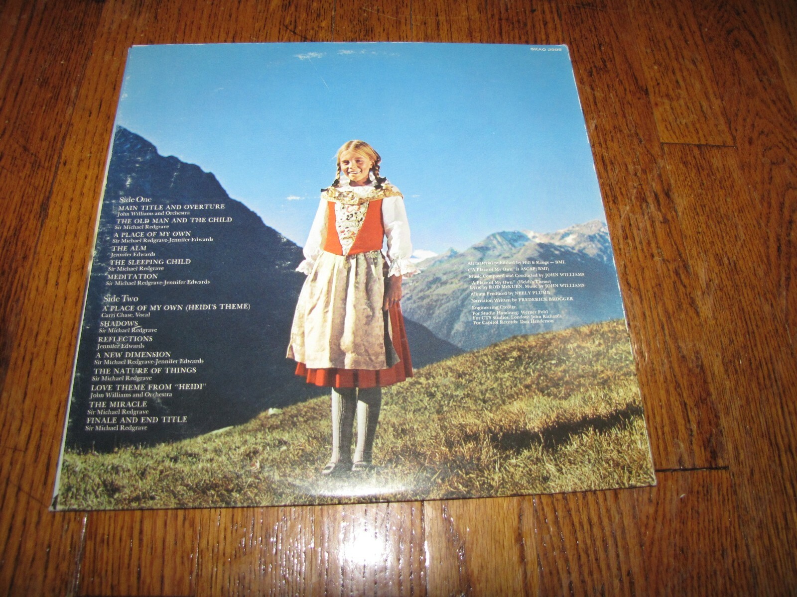 HEIDI - MUSIC FROM THE ORIGINAL SOUNDTRACK - CAPITOL RECORDS LP | eBay