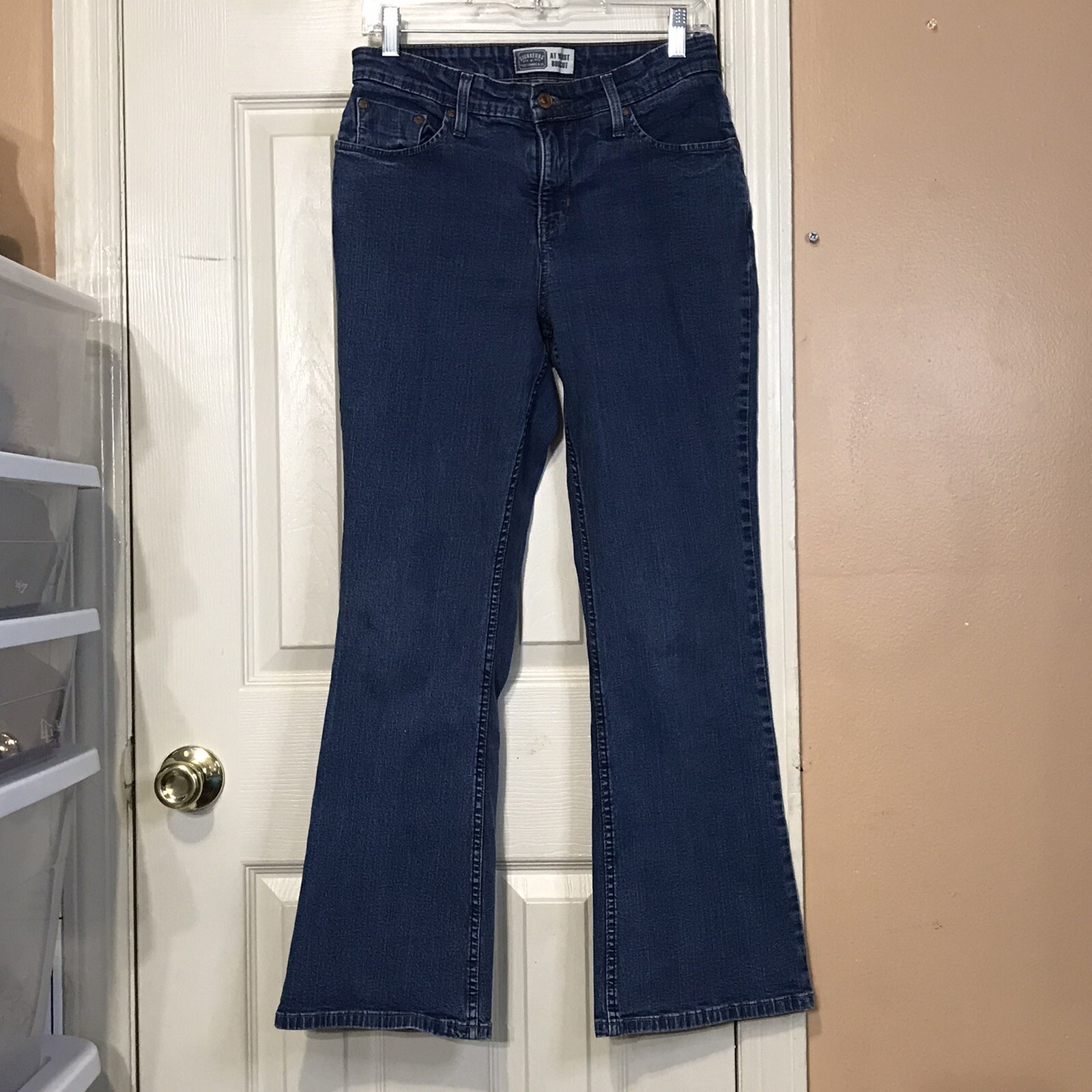 LEVIS Signature At Waist Bootcut Blue Jeans Womens M… - Gem