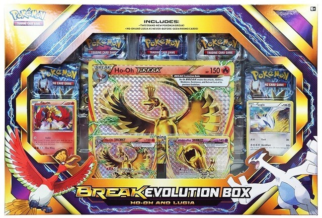 Pokemon TCG Break Evolution Box 2 Featuring Ho-oh and Lugia for sale ...