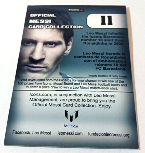 2013 Icons Official Messi Card Collection Limited - #R11 Lionel Messi ...