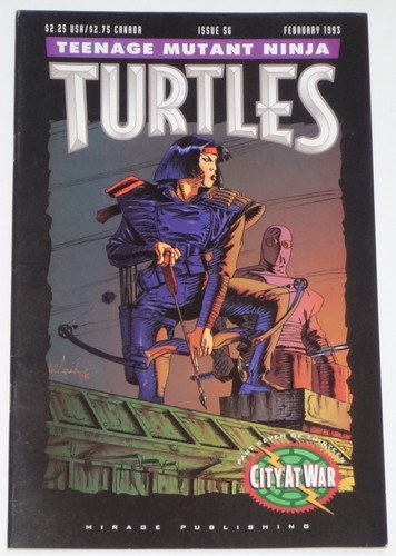 1993 TEENAGE MUTANT NINJA TURTLES #56 FN/VF MIRAGE COMIC BOOK CITY AT ...